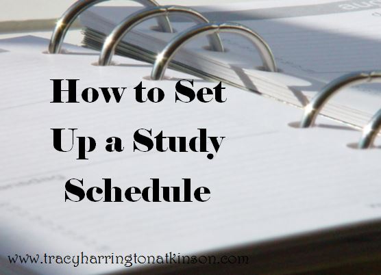 Setting Up A Study Schedule Paving The Way Setting Up A Study Schedule Paving The Way